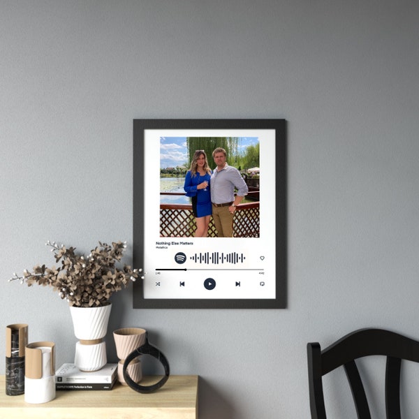 Spotify Poster With Favorite Song - Etsy