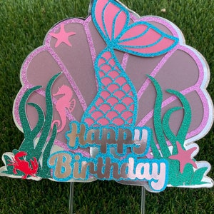 Mermaid Cake Topper. - Etsy