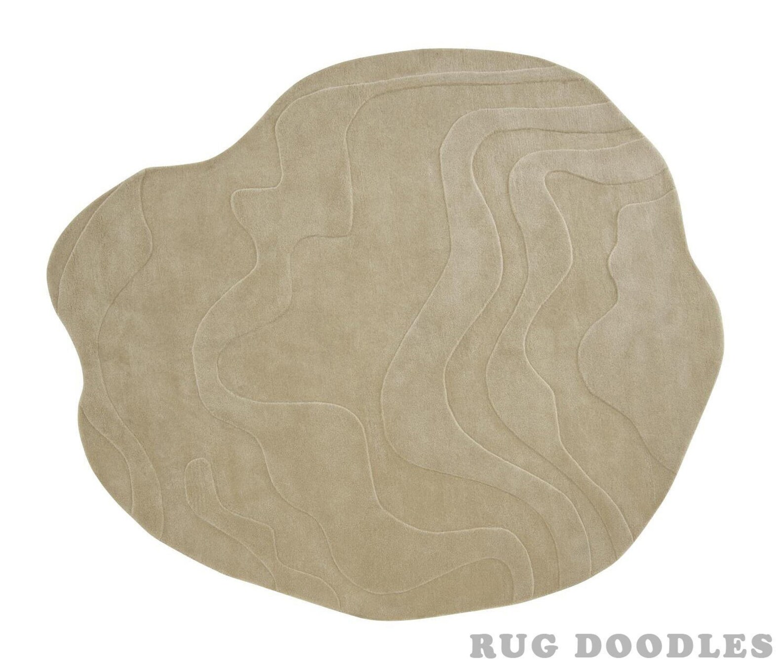 Ravine Irregular Design-hand Tufted Rug Made With 100 % Wool for ...