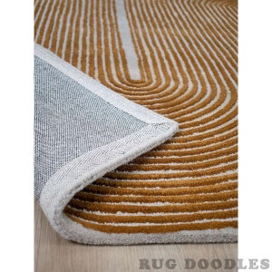 Viper-modern Rugs Cut & Loop hand Tufted Rug Made With 100 % Wool for ...