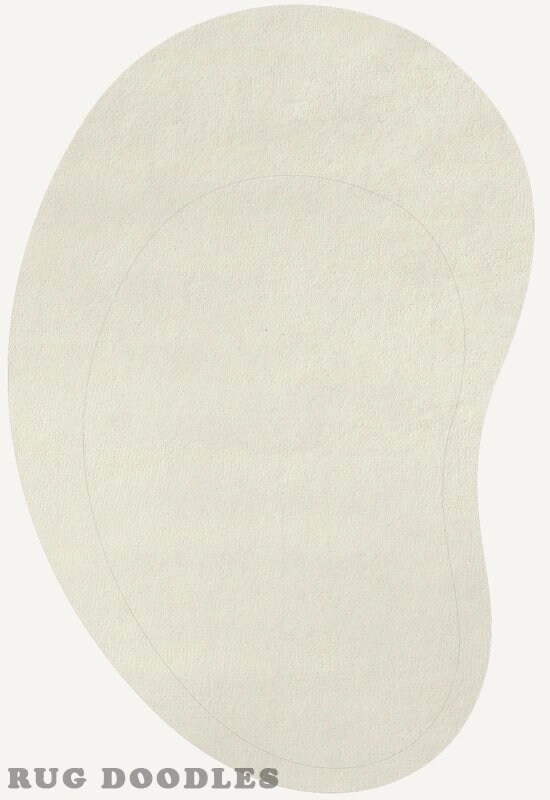 Oval Shape Design-modern Rug Cut Pile Hand Tufted Rug Made With 100 % ...