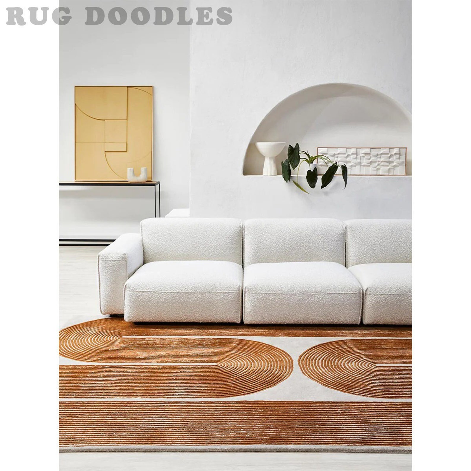 Viper-modern Rugs Cut & Loop hand Tufted Rug Made With 100 % Wool for ...