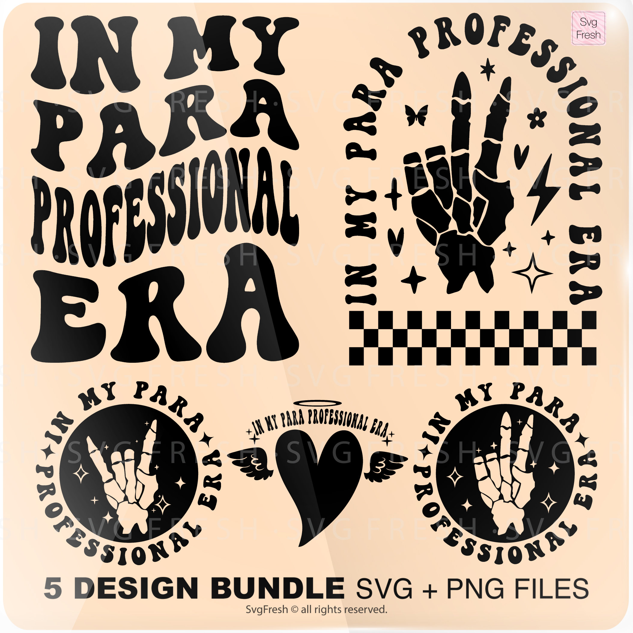 In My Paraprofessional Era Png Svg, Parapro Svg, Cool Para Teacher ...