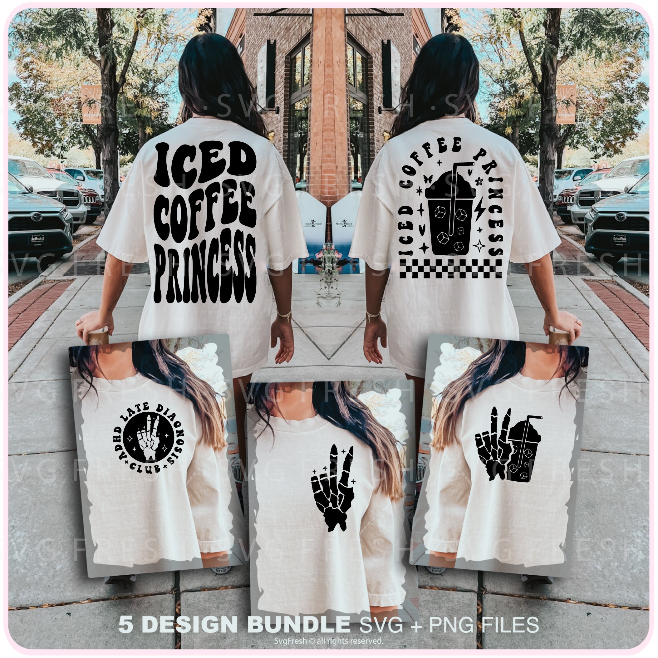 Iced Coffee Princess Png Svg Road Rage Svg Road Rage Png - Etsy