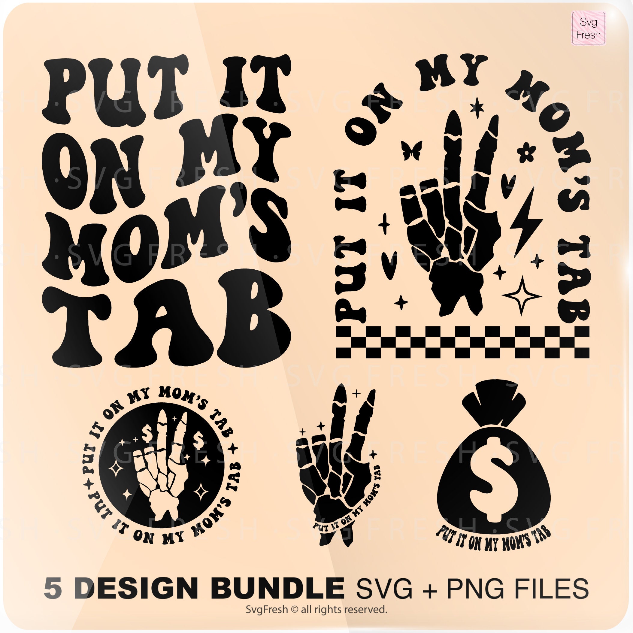Put It on My Mom's Tab Png Svg Daddy Svg Hot Moms Svg - Etsy