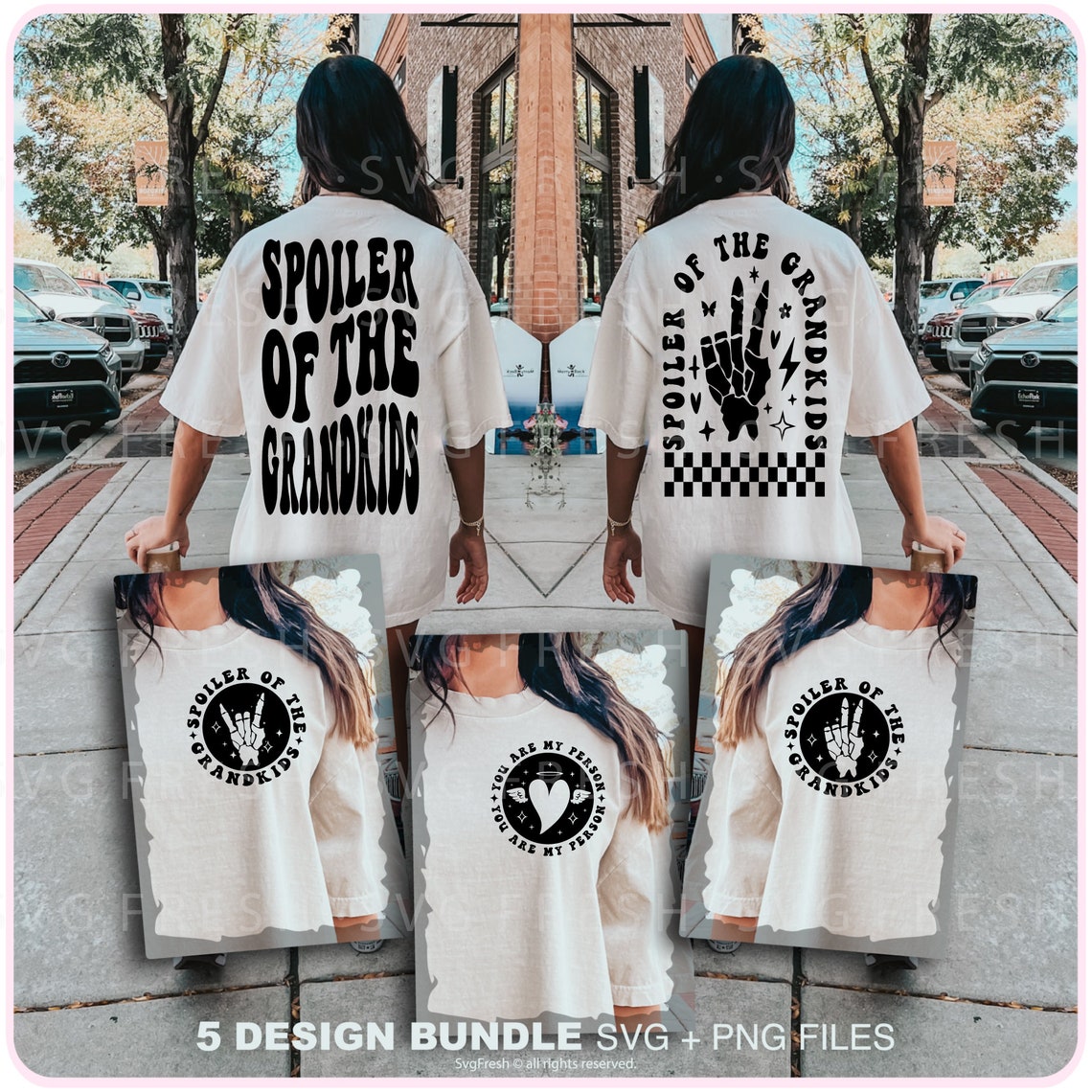 Spoiler of the Grandkids Svg, Funny Toddler Svg, Grandma Svg, Nana Svg ...
