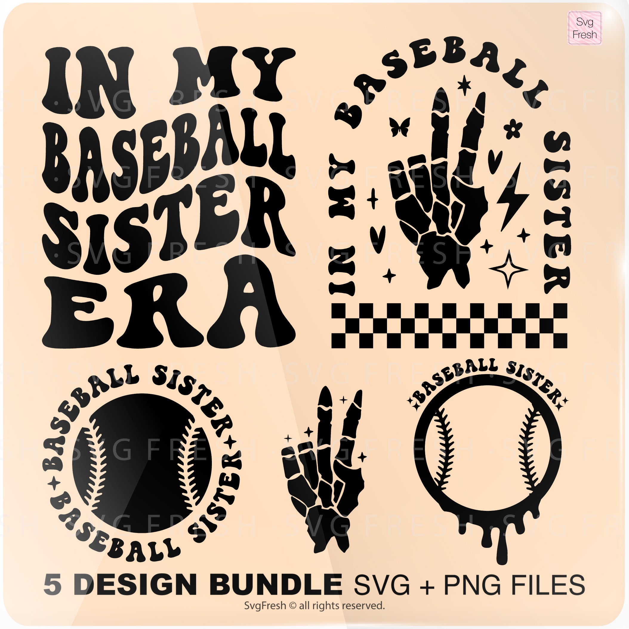 In My Baseball Sister Png Svg Baseball Sister Svg Gameday - Etsy