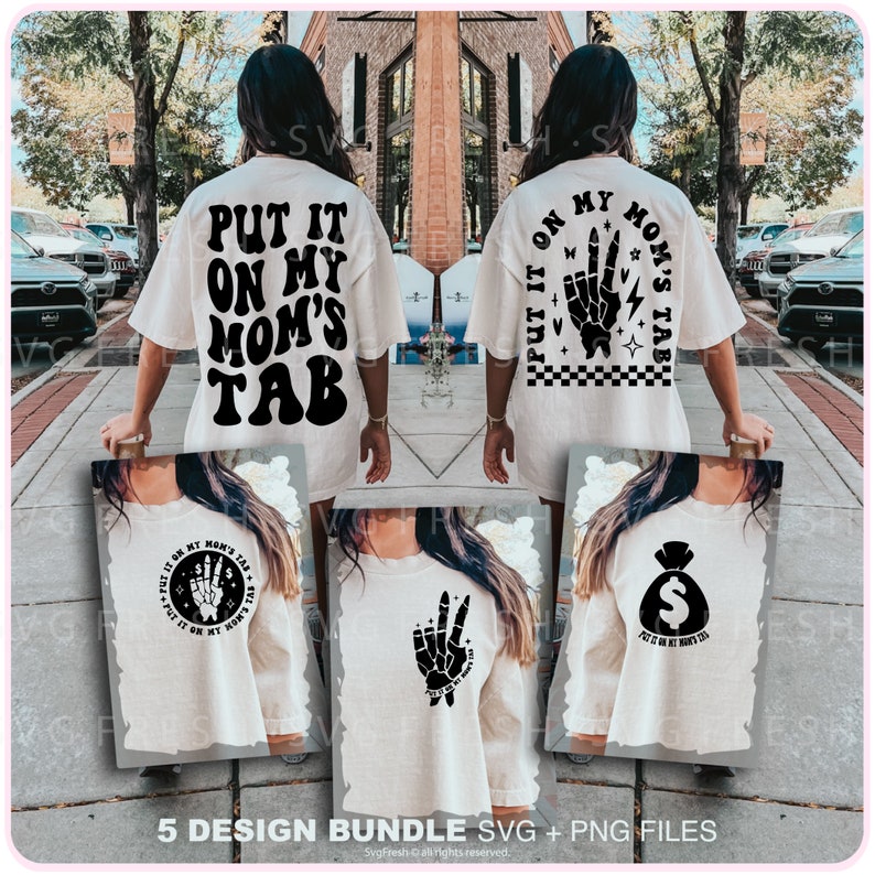 Put It on My Mom's Tab Png Svg Daddy Svg Hot Moms Svg - Etsy