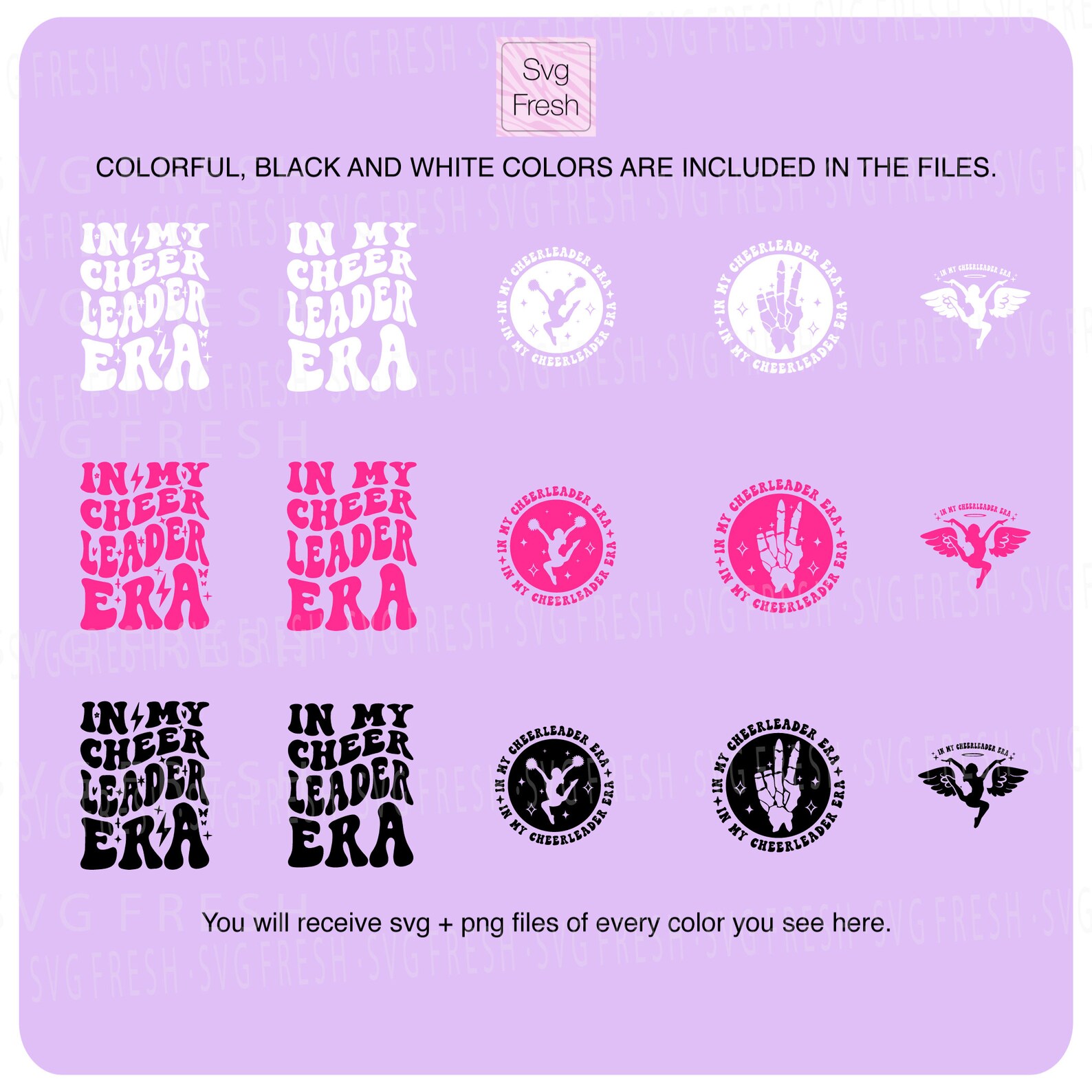 In My Cheerleader Era Png Svg Funny Cheerleading Cheer - Etsy