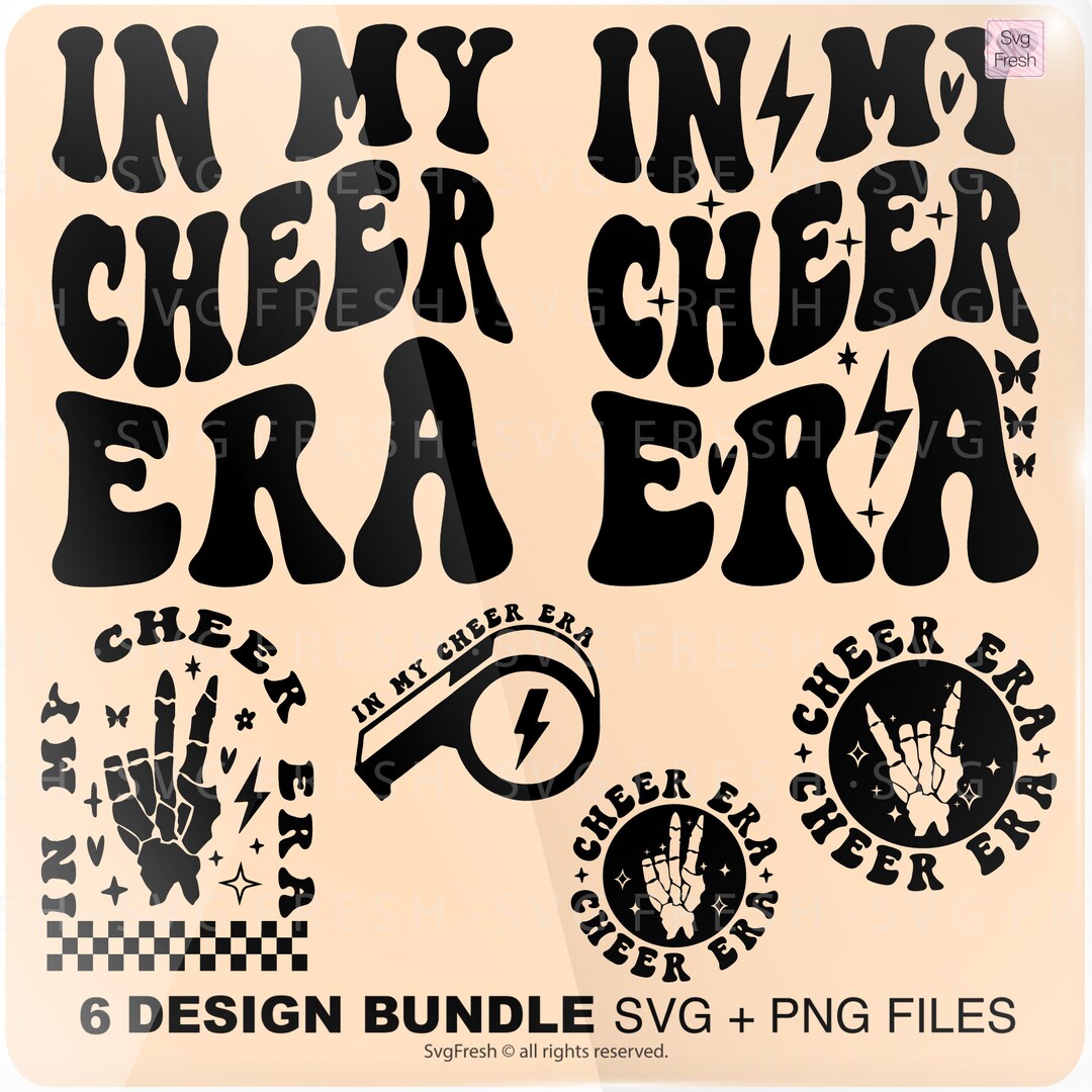 In My Cheer Era Png Svg, Funny Cheer, Cheer Svg, Sarcastic Svg, Funny ...