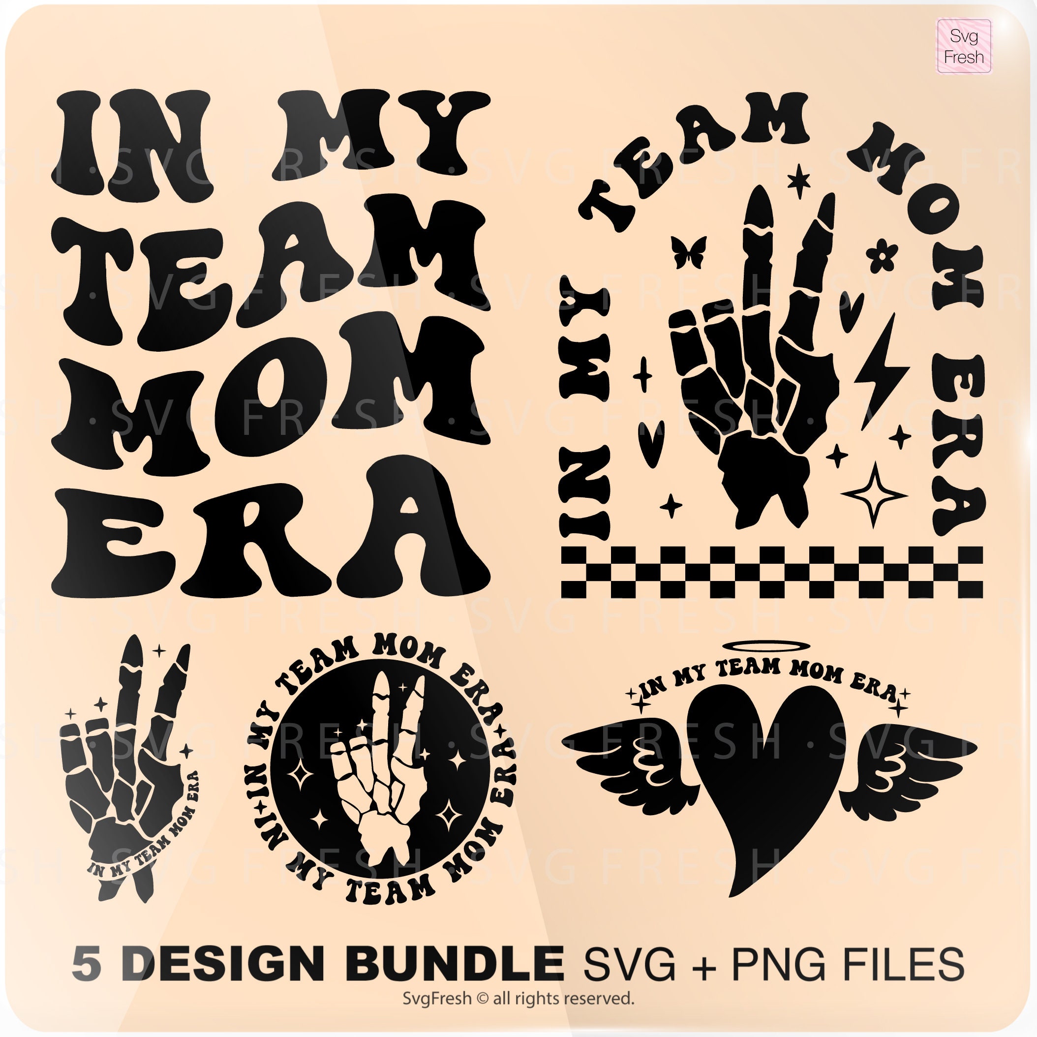 In My Team Mom Era Png Svg, Team Mom Svg, Funny Cheer Mom, Adult Humor ...
