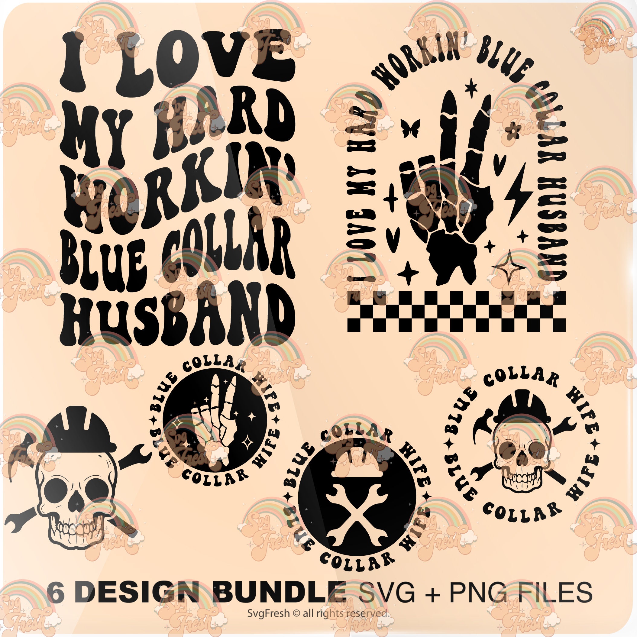 Blue Collar Wife Png Svg, Funny Blue Collar Wife Svg, Blue Collar ...