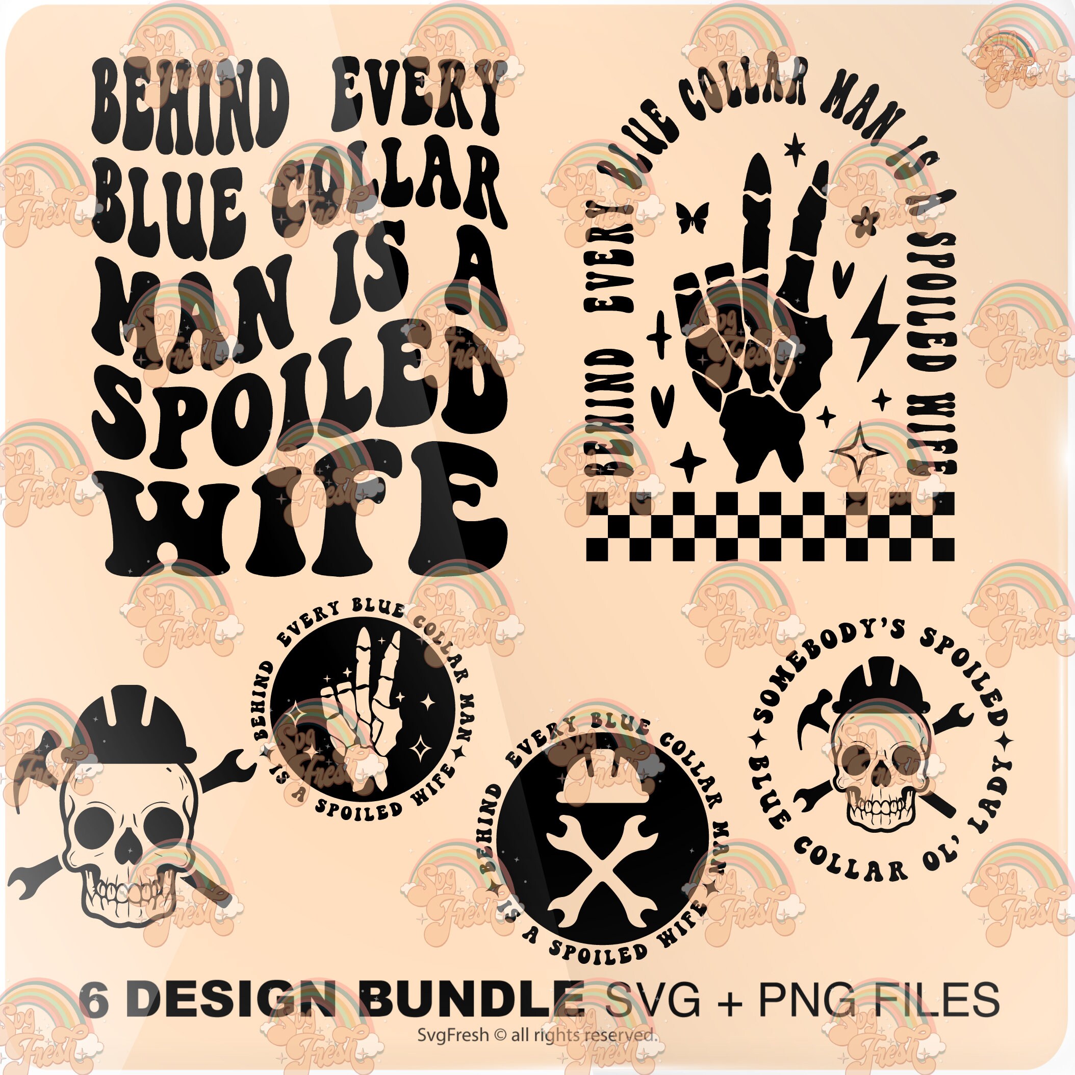 Blue Collar Wife Png Svg, Funny Blue Collar Wife Svg, Blue Collar ...