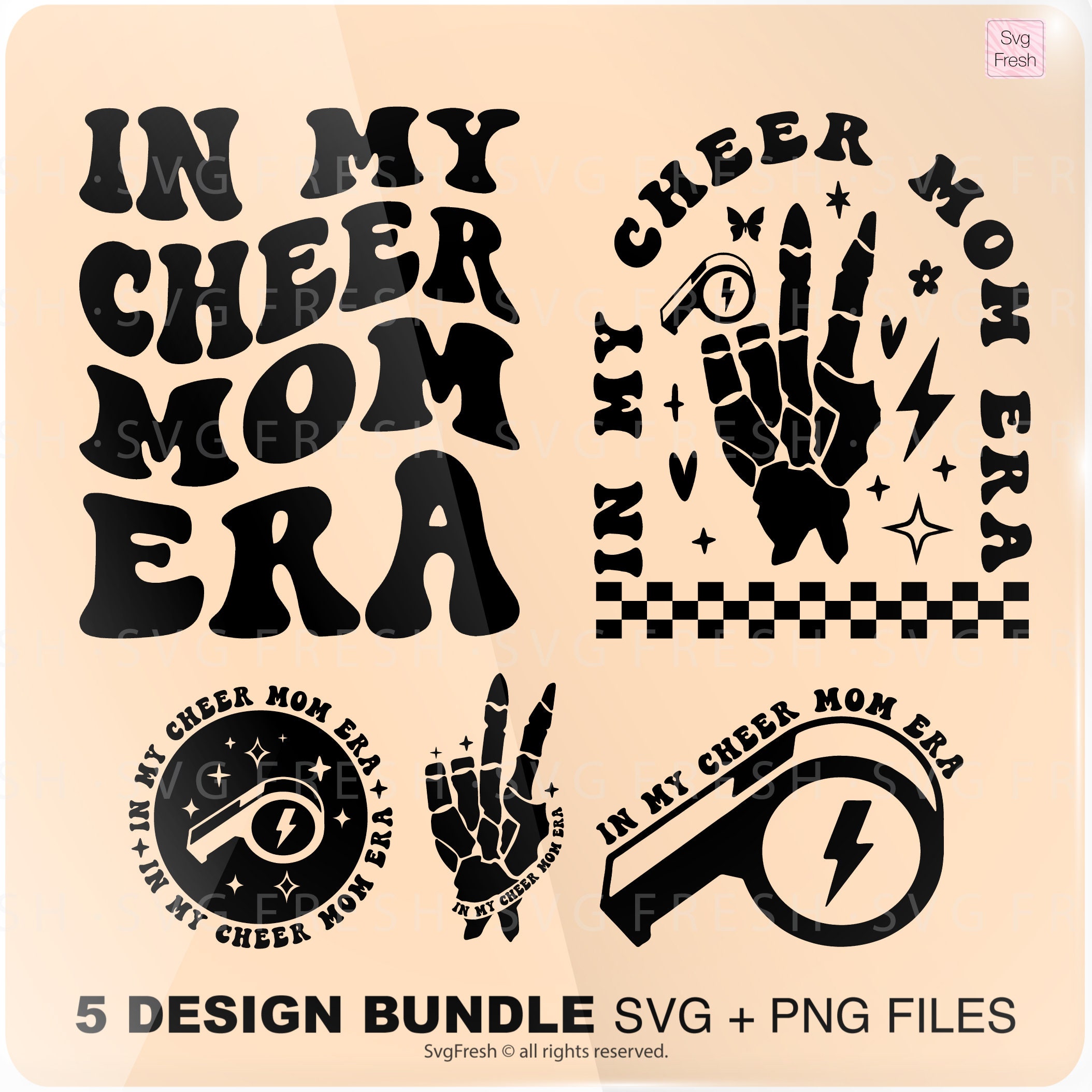 In My Cheer Mom Era Png Svg, Cheer Mom Svg, Sarcastic Svg, Funny Quote ...