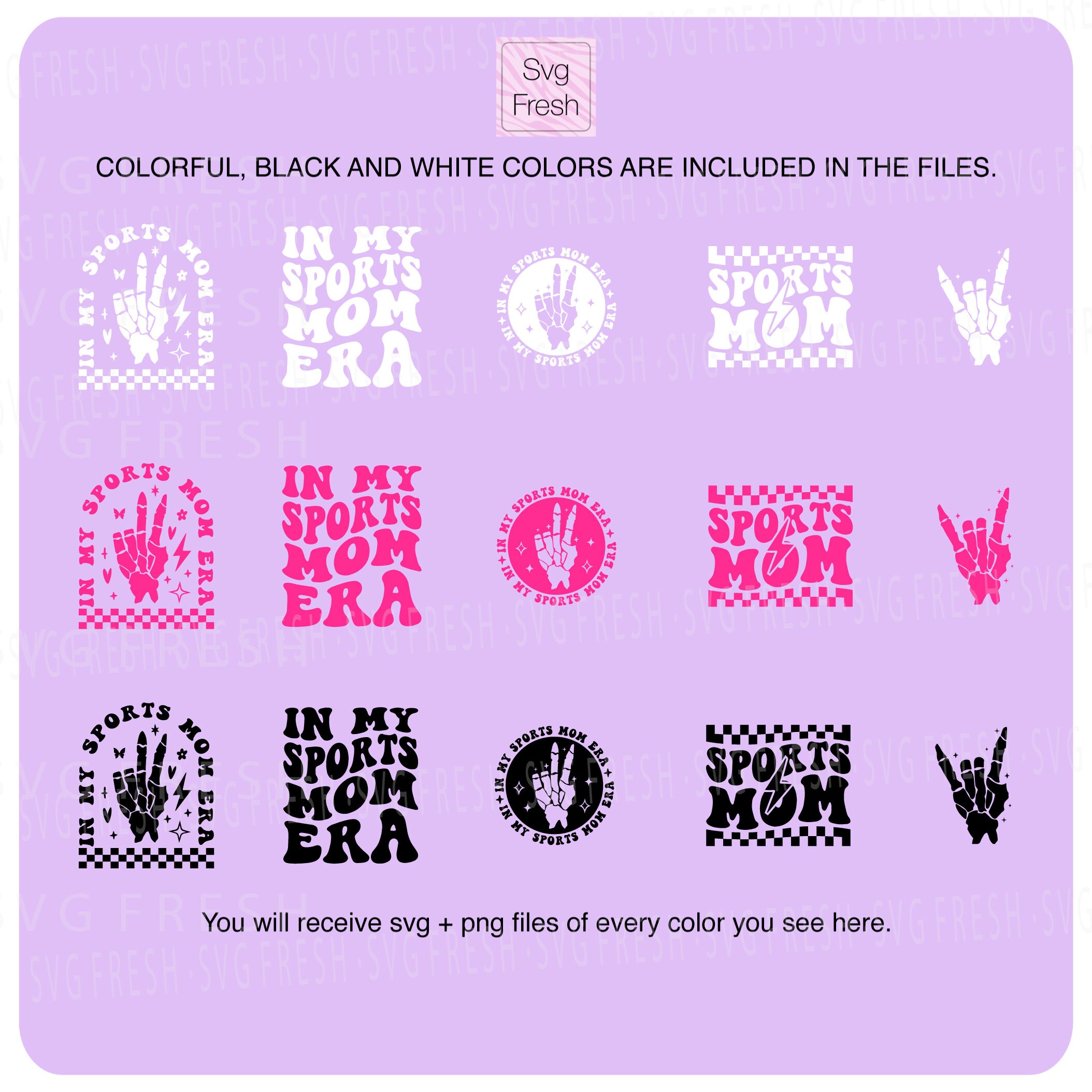 In My Sports Mom Era Png Svg Sports Mom Svg Funny Sports Squad Adult