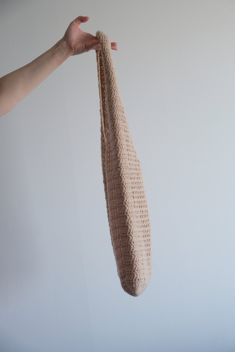 Crochet Bag Pattern - Mesh Crochet Tote Bag - PDF Pattern - Shoulder ...