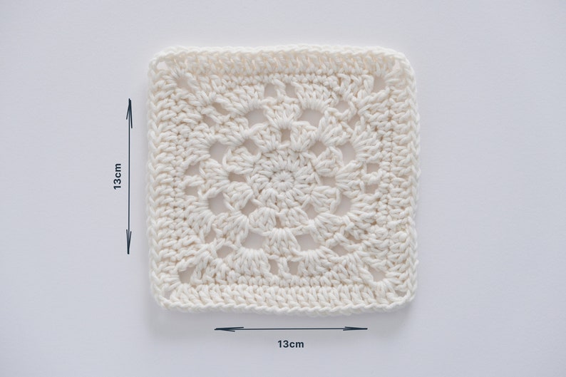 Crochet Pattern Lace Granny Square Pattern PDF Pattern Video Tutorial ...