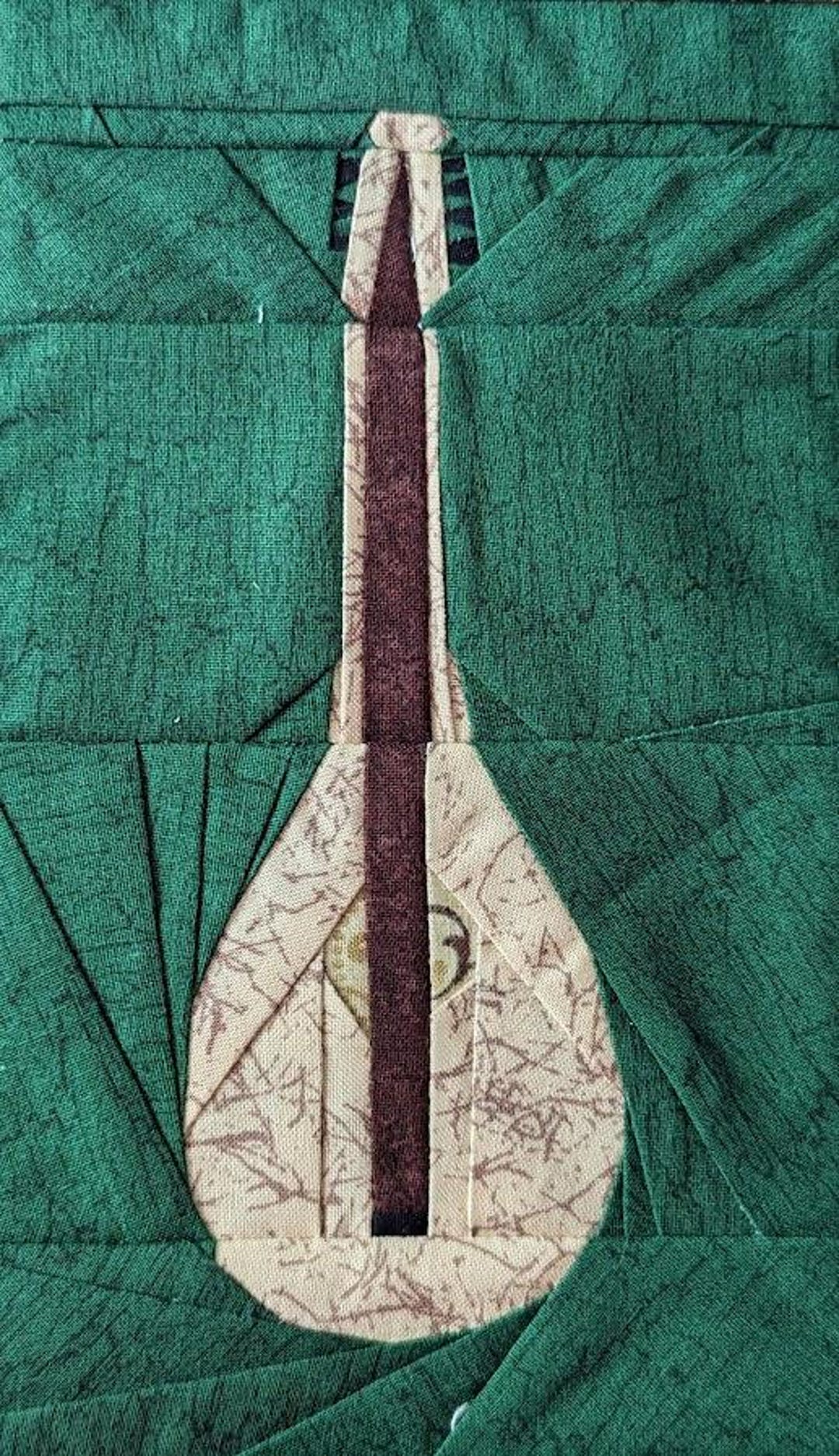 The Lute Paper Piecing Pattern - Etsy