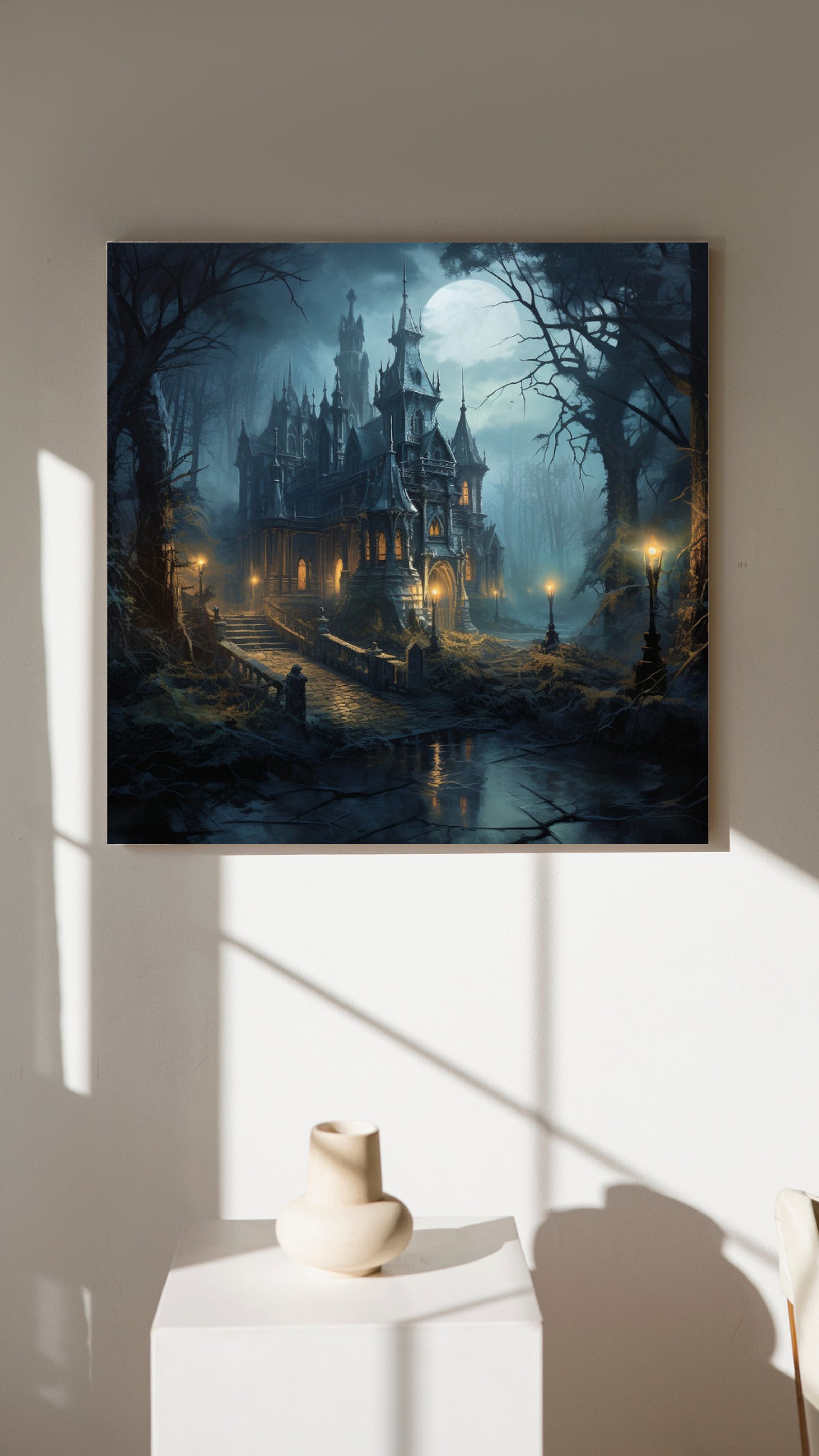 Gothic Castle - Digital Download | Fantasy Scary Spooky Haunted ...
