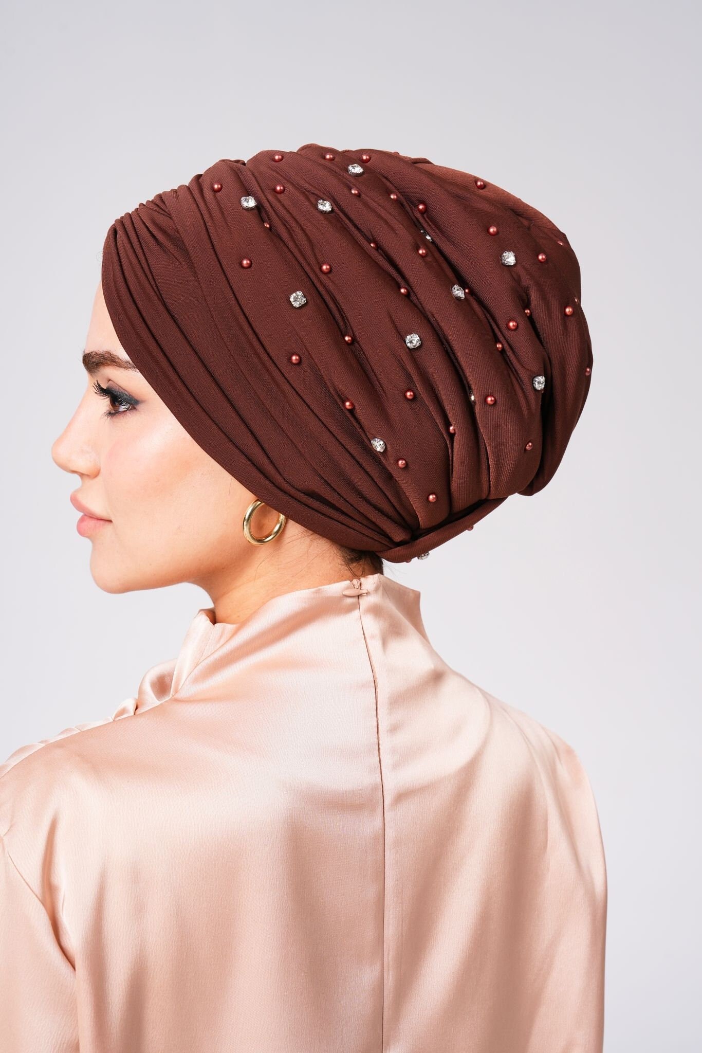Luxury Fashion Turban for Women's Headwraps,wedding Turban,pearly ...