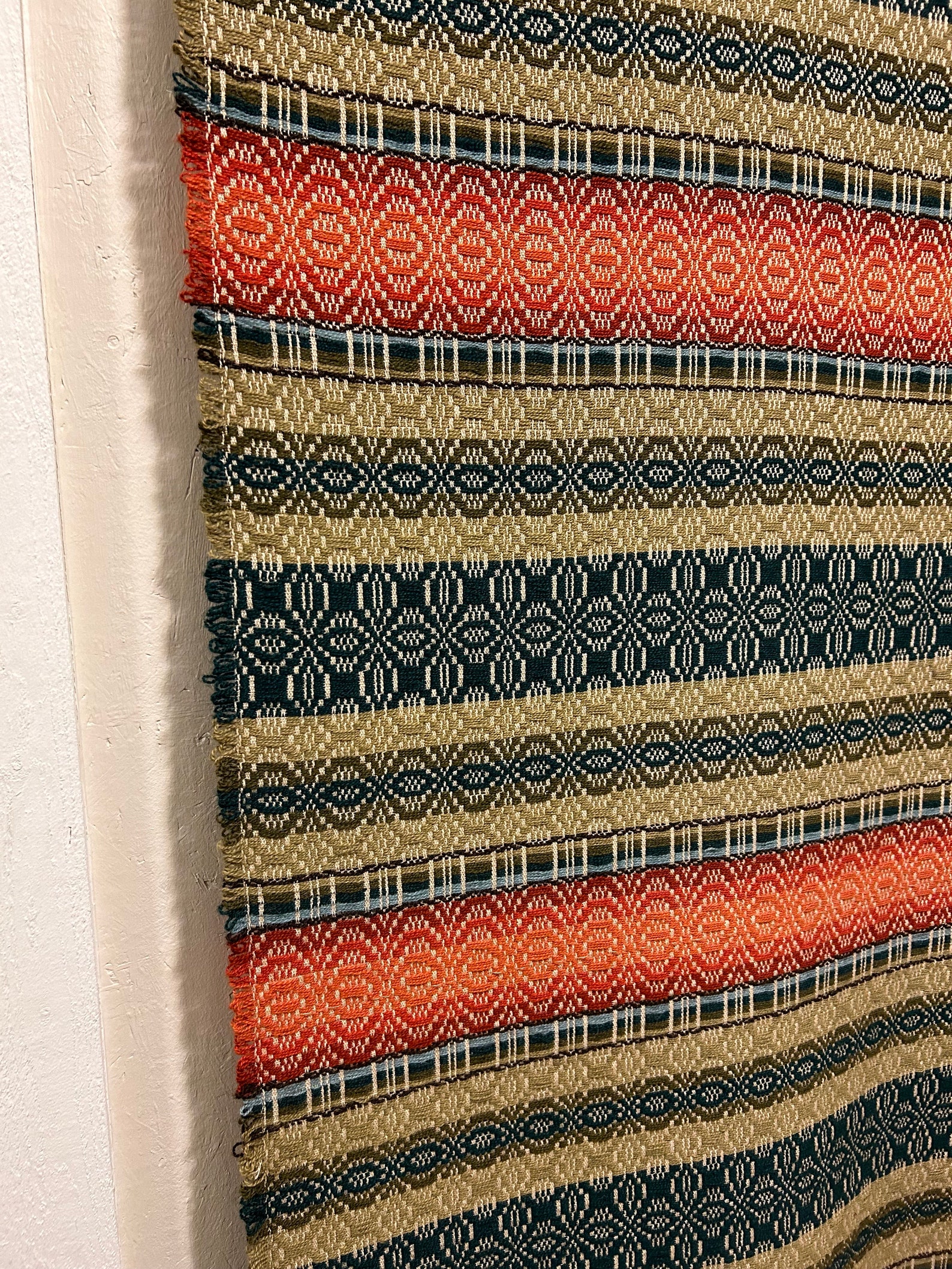 LARGE Norwegian Trondelag Wall Hanging/ Rug Tapestry / Coverlet, Hand ...