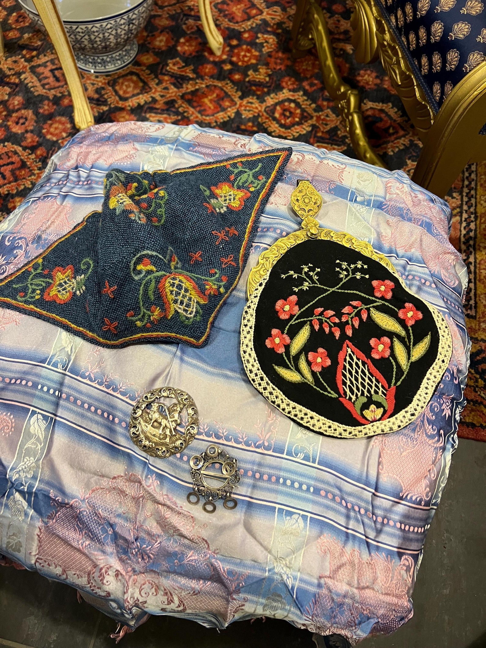 Norwegian Bunad With Silver Set! Handmade / Handwoven Folk Costume ...