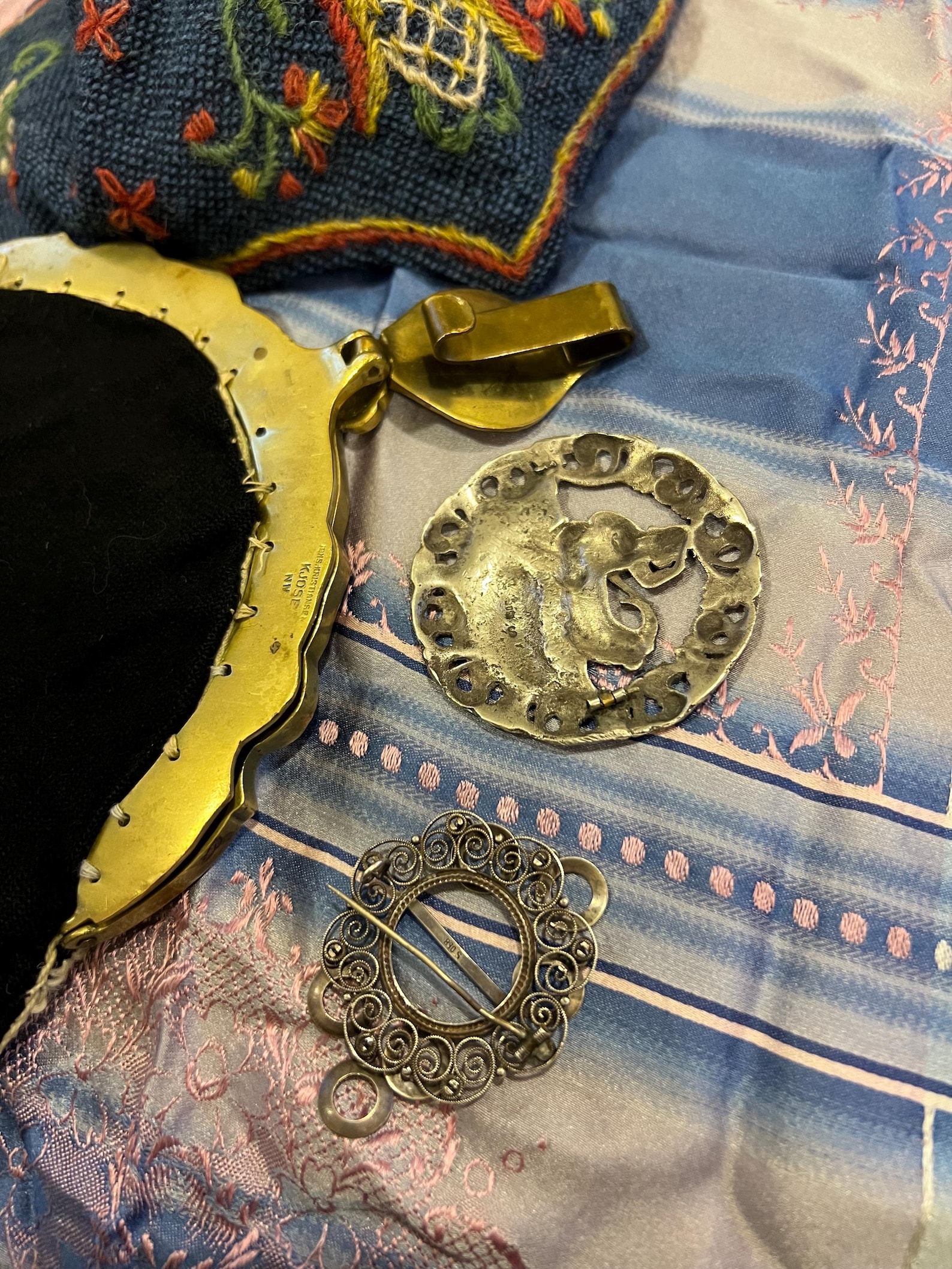 Norwegian Bunad With Silver Set! Handmade / Handwoven Folk Costume ...