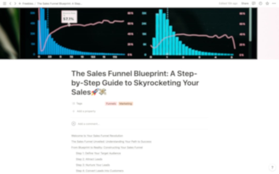 The Sales Funnel Blueprint: A Step-by-step Guide to Skyrocketing Your ...