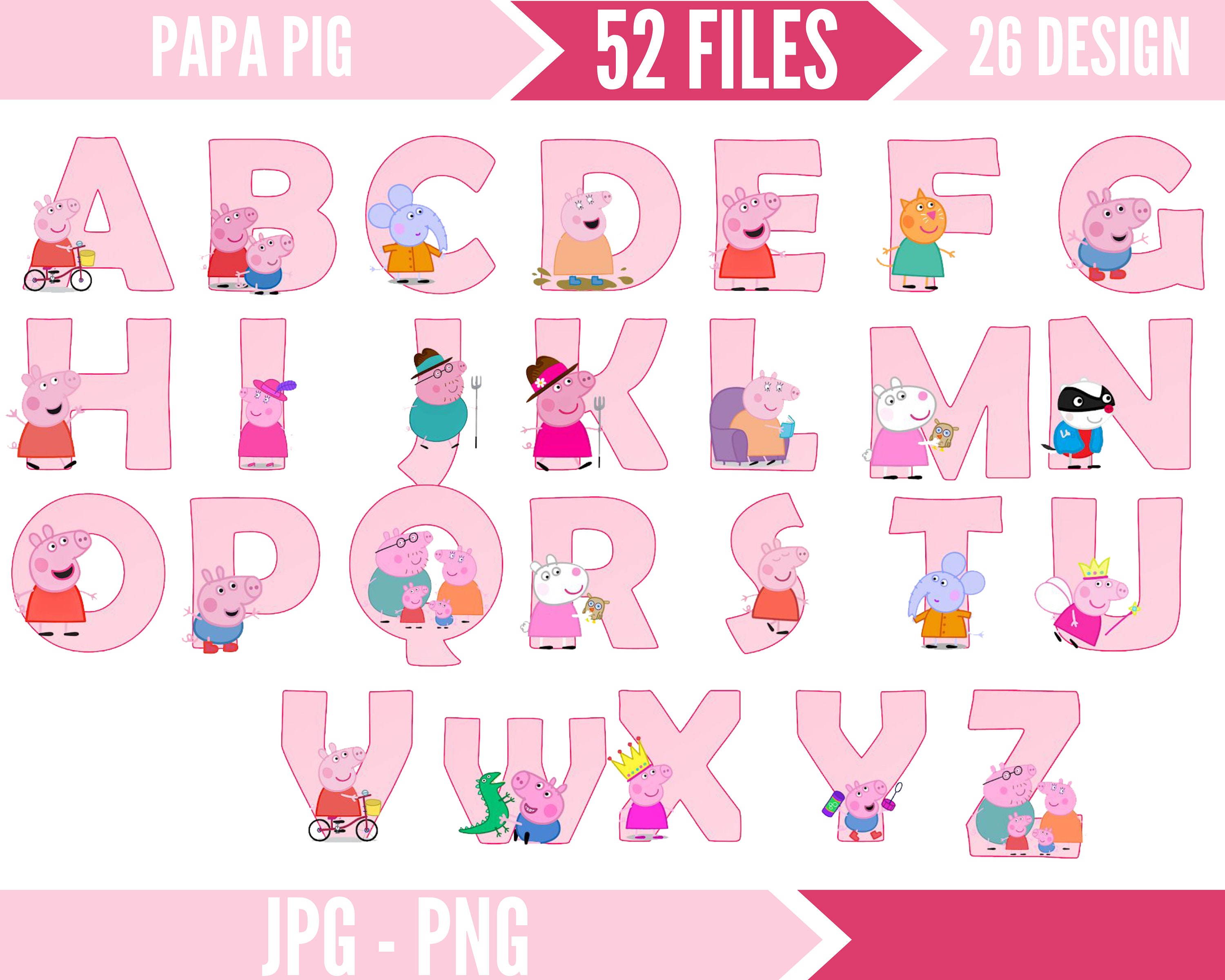 Alphabet Bundle ABCD Premium Letter Alphabet Clipart - Etsy