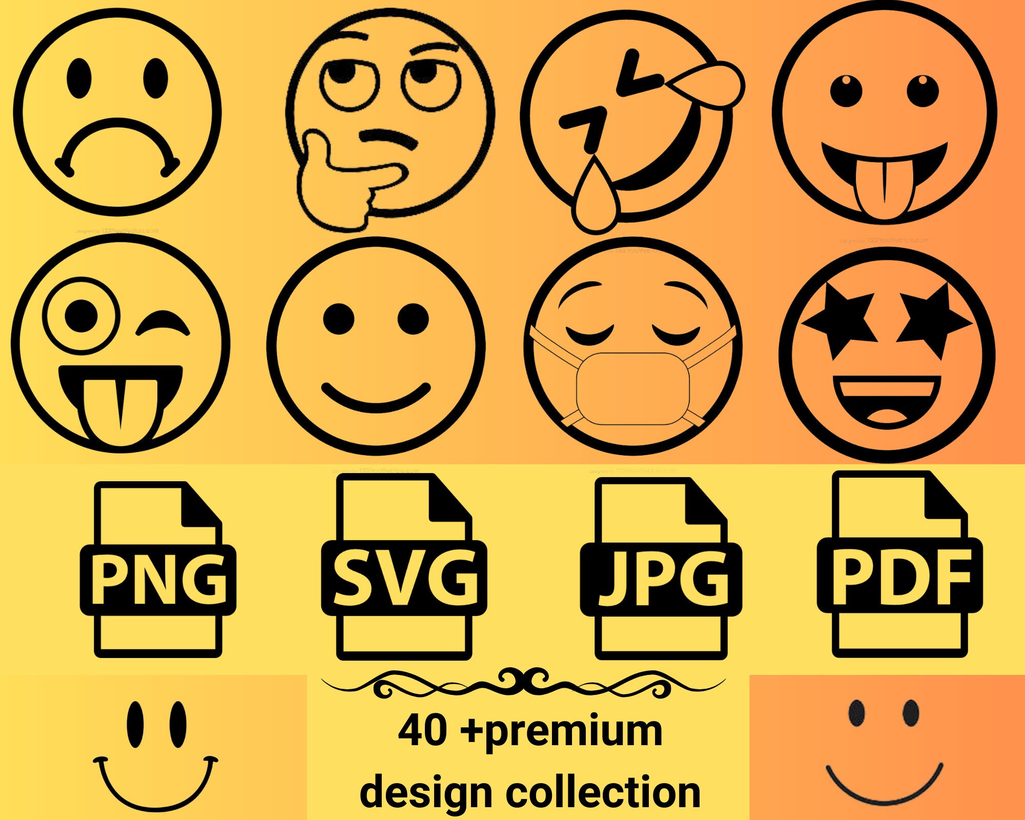 Emoji Svg Emojis SVG Emoji PNG Smiley Svg Dripping - Etsy Portugal