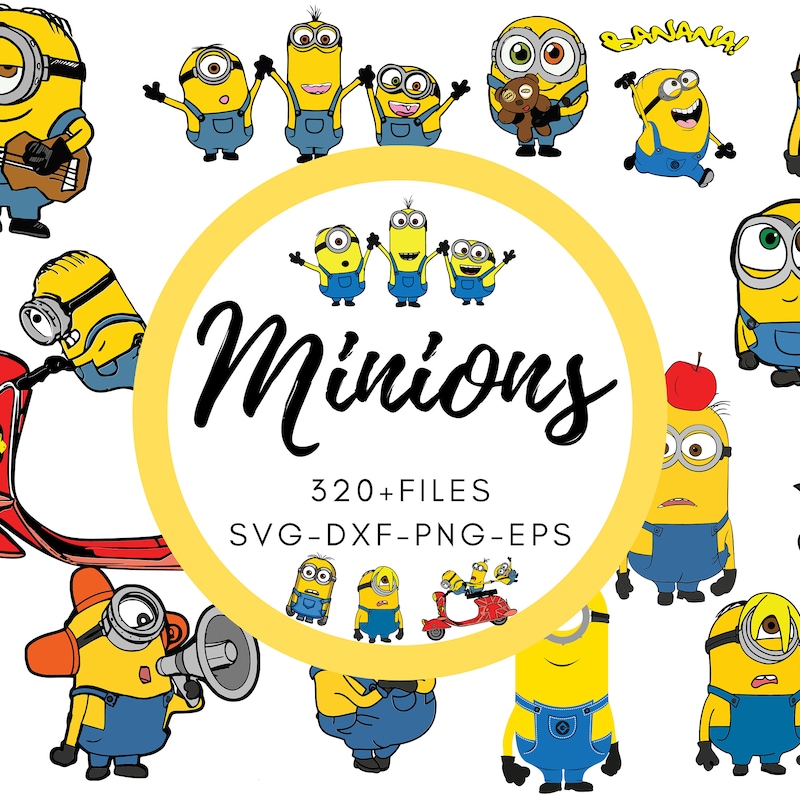 Minions Clipart - Etsy