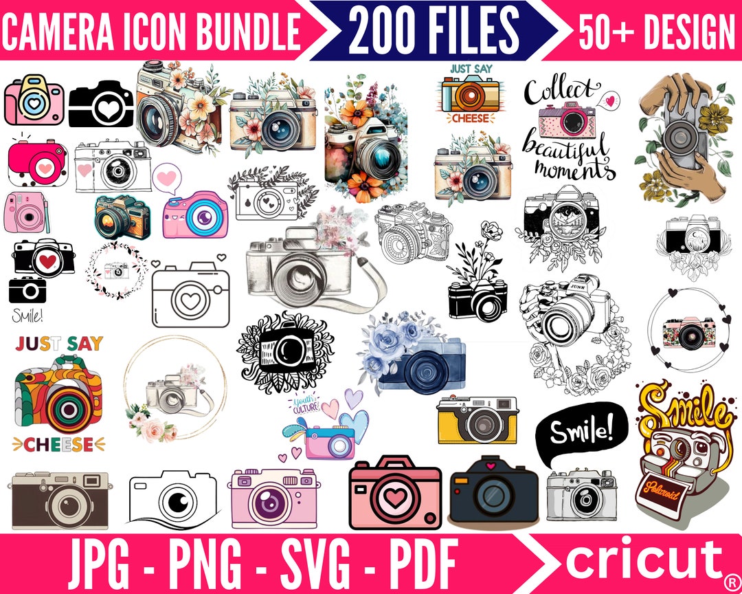 Retro Photography SVG Bundle Photography SVG Bundle, Photographer SVG ...