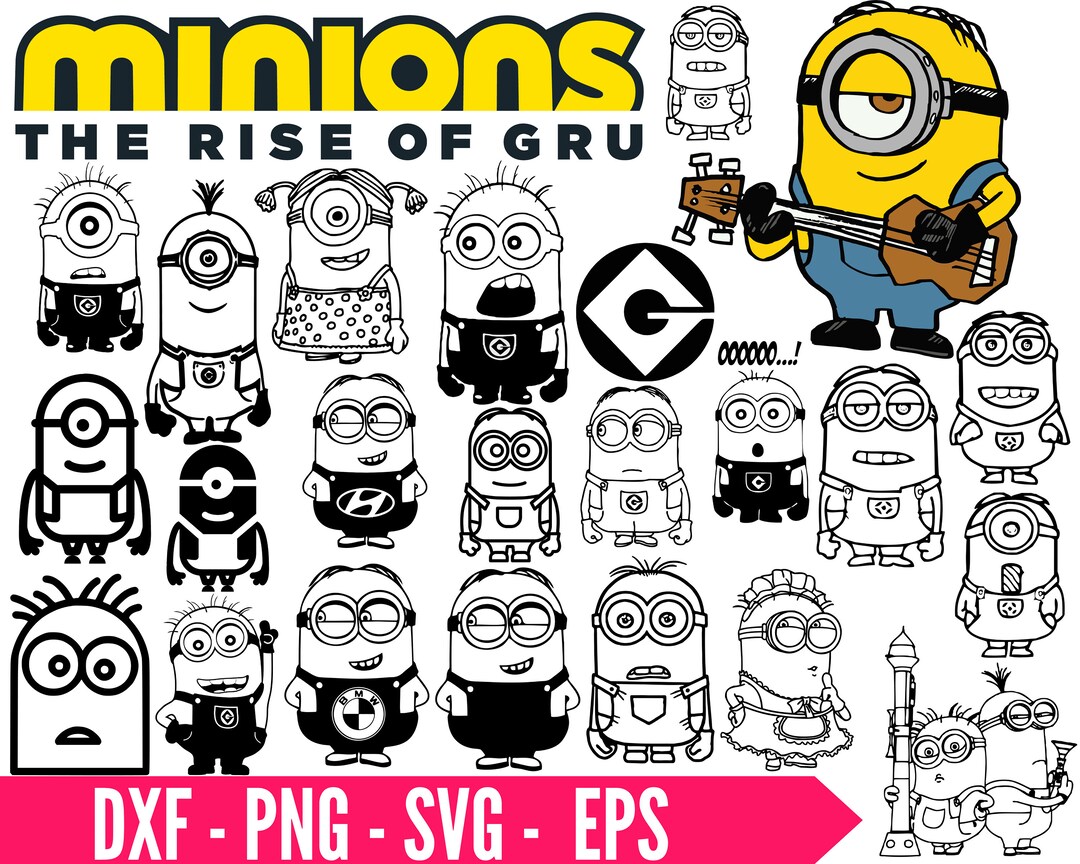 Minions Svg Bundle Minions Png Despicable Svg Layered SVG - Etsy