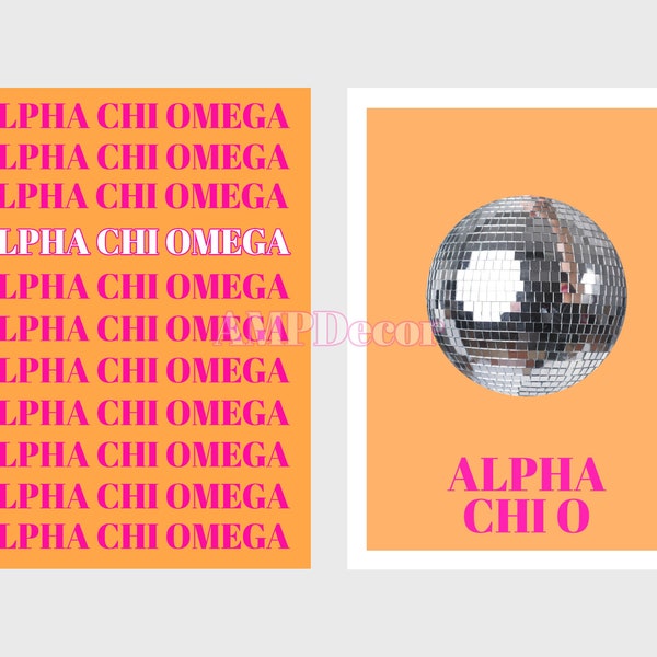 Chi Omega Decor - Etsy