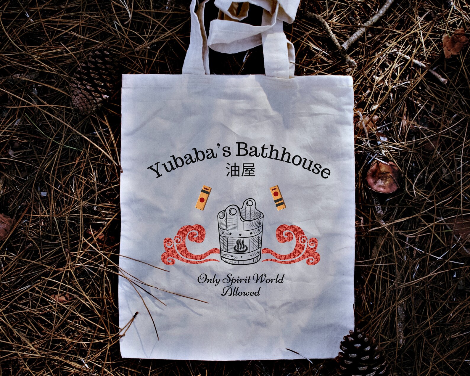 Yubaba's Bathhouse Spirited Away Tote Bag, Kawai Anime Bag, Vintage ...