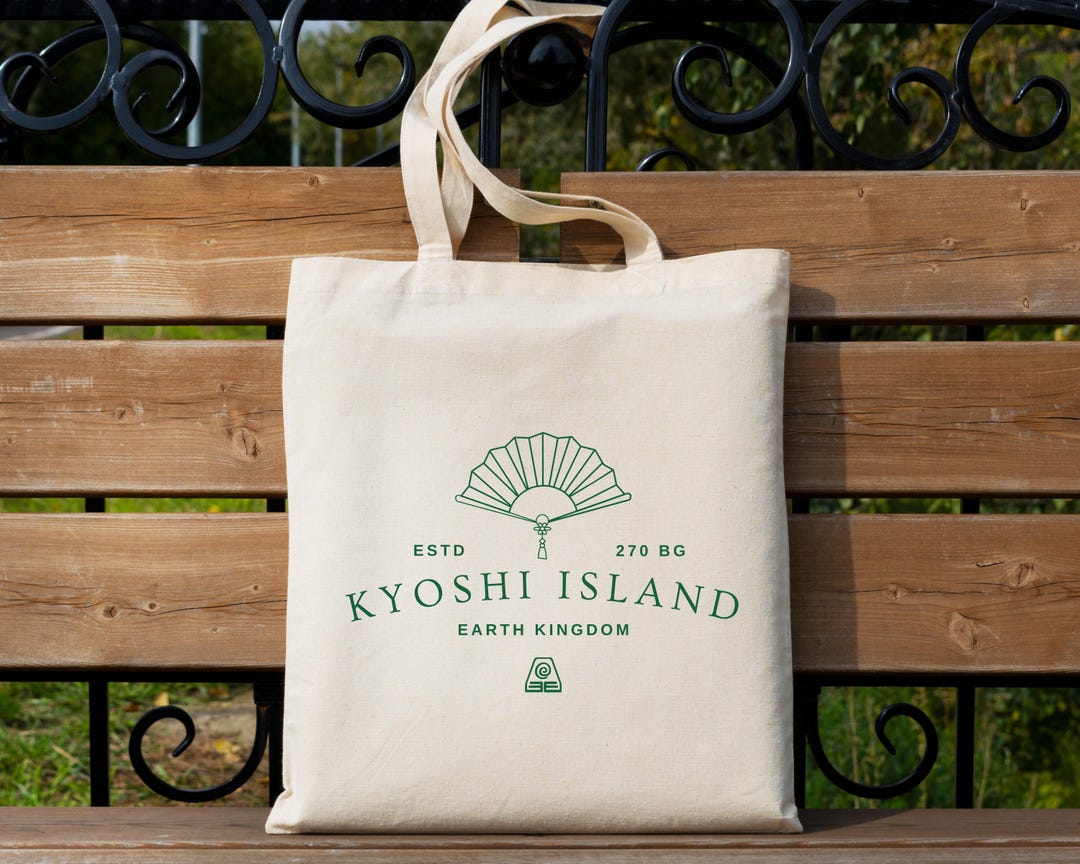 Kyoshi Island Tote, Earth Kingdom Tote, Atla Bag, Avatar Tote, Cartoon ...