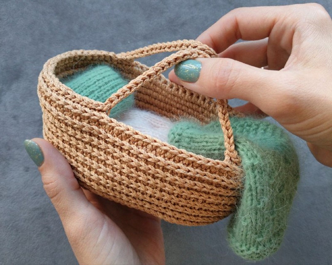 Basket for Dolls, Crib for Dolls, Bassinet for Dolls, Basket for Dolls ...
