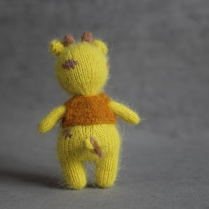 Knitted Giraffe Toy Pattern: Handmade Stuffed Animal (PDF Pattern) - Etsy