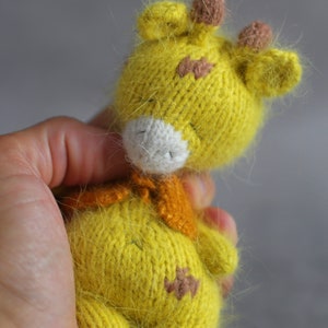 Knitted Giraffe Toy Pattern: Handmade Stuffed Animal (PDF Pattern) - Etsy