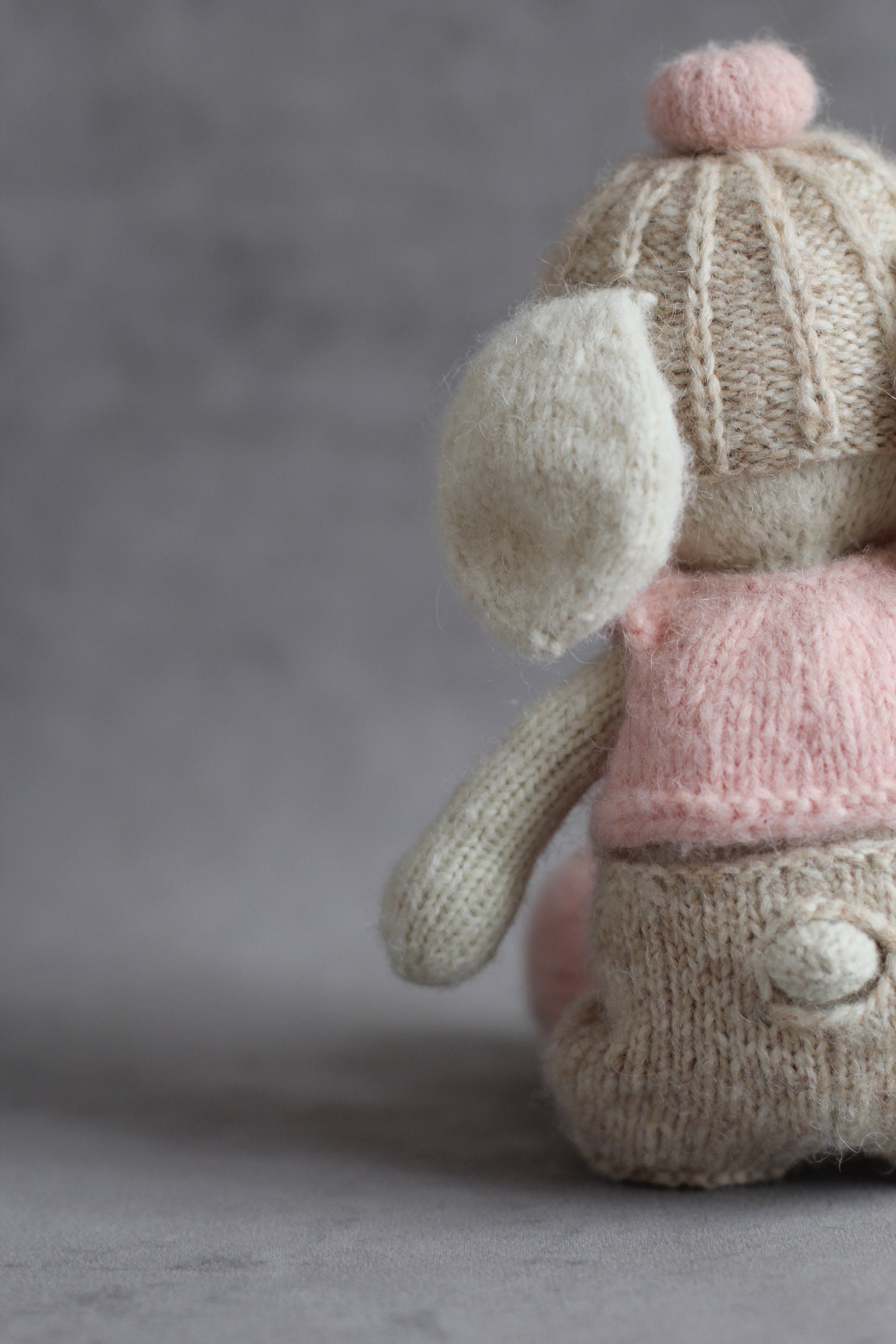 Bunny Knitting Patterns Knitted Animal Toy Amigurumi Bunny - Etsy