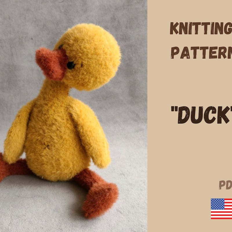 Knitted Duck - Etsy