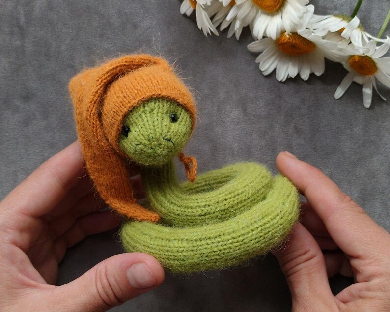 Knitted Snake Toy Pattern: DIY Project (PDF Pattern) - Etsy