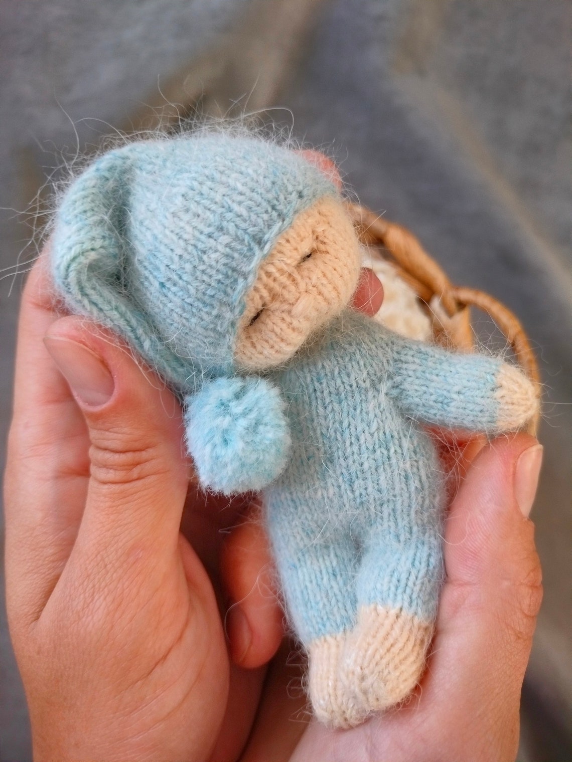 Toy Newborn Props Knitted Baby Doll Toy for Newborn Photos - Etsy