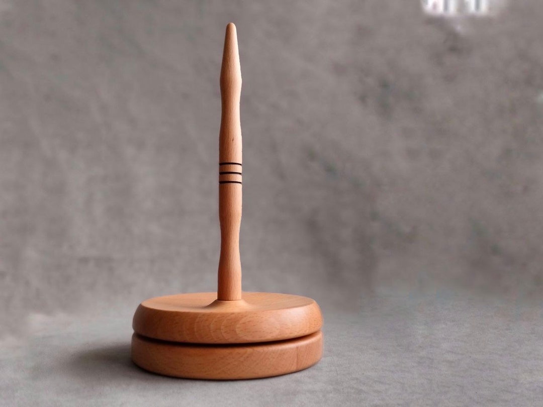 Yarn Butler Beech Wood, Wooden Yarn Spool Holder, Knitting Tools ...