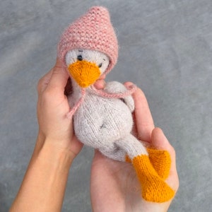 Knitting Pattern Goose, Animal Pattern, Knitted Goose Doll, Knitting ...