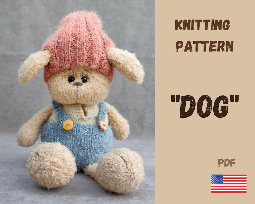 Knitted Dog Clothes Pattern: Animal Toy Knitting (PDF File) - Etsy