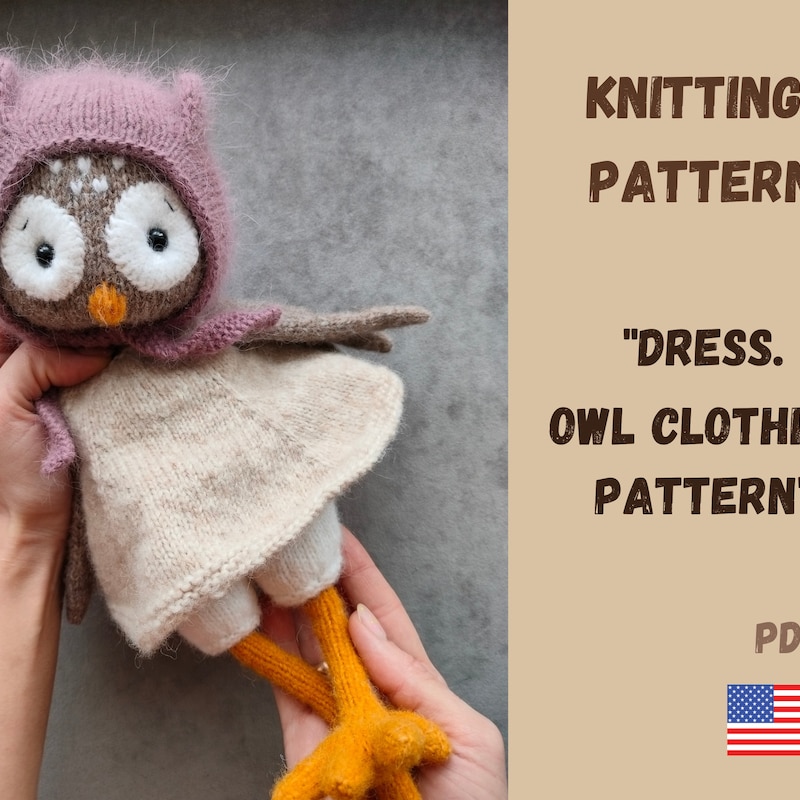 Owl Sweater Pattern - Etsy