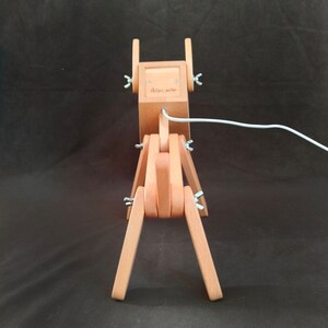 Scandinavian Style Dog Lamp, Wooden Lamp DOG With Adjustable Positions ...