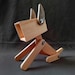 Handmade Beech Wood Dog Lamp: Adjustable Desk Light - Etsy