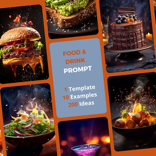 Food Images Prompts - Etsy